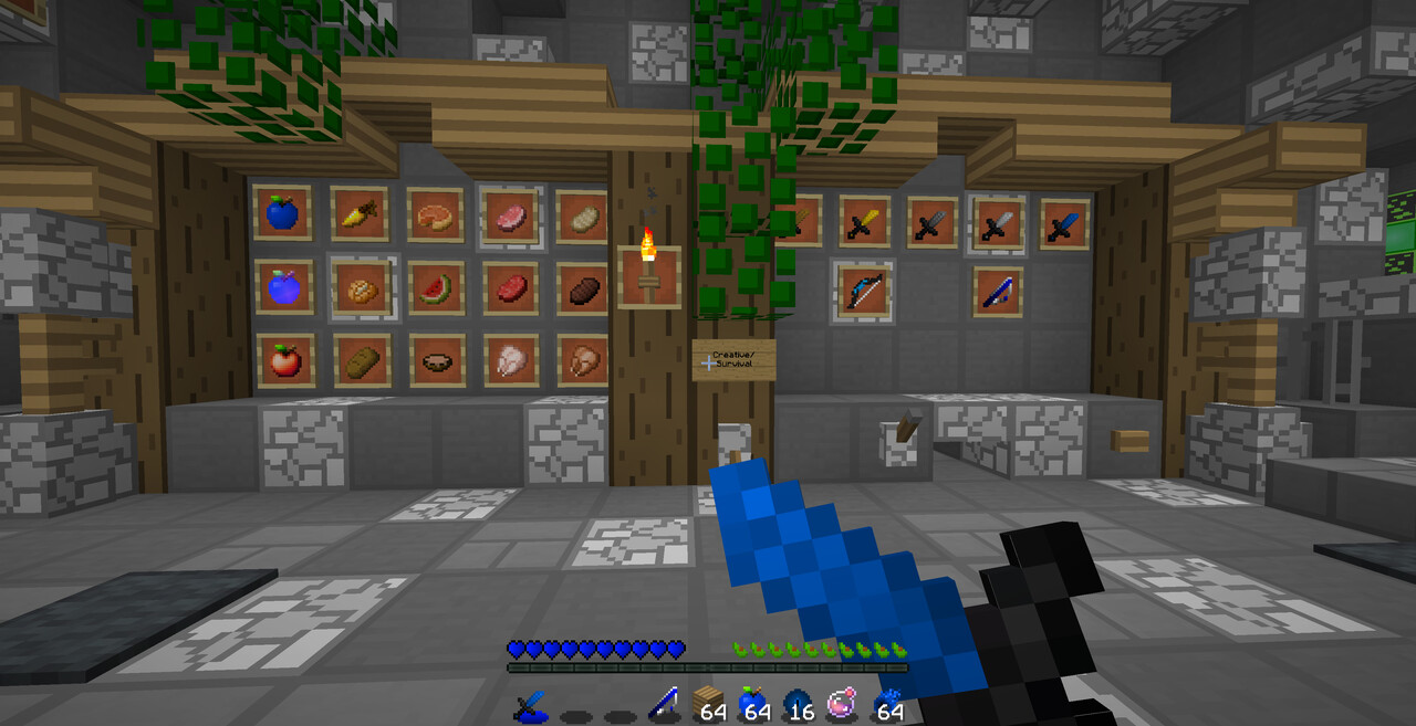 Blue Fire by FishWthFeet Minecraft Texture Pack