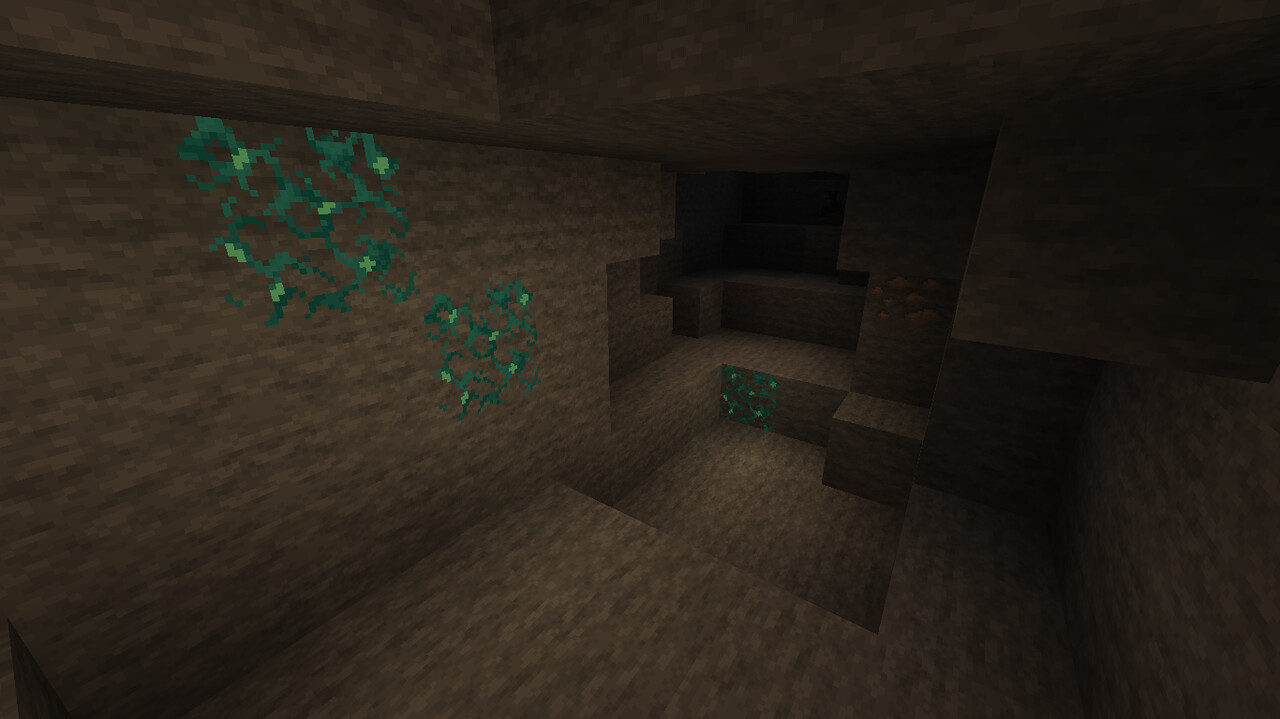 Brighter Glow Lichens Faithful Edition Minecraft Texture Pack
