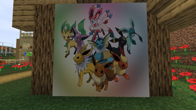 Pokémon painting resourcepack Minecraft Texture Pack