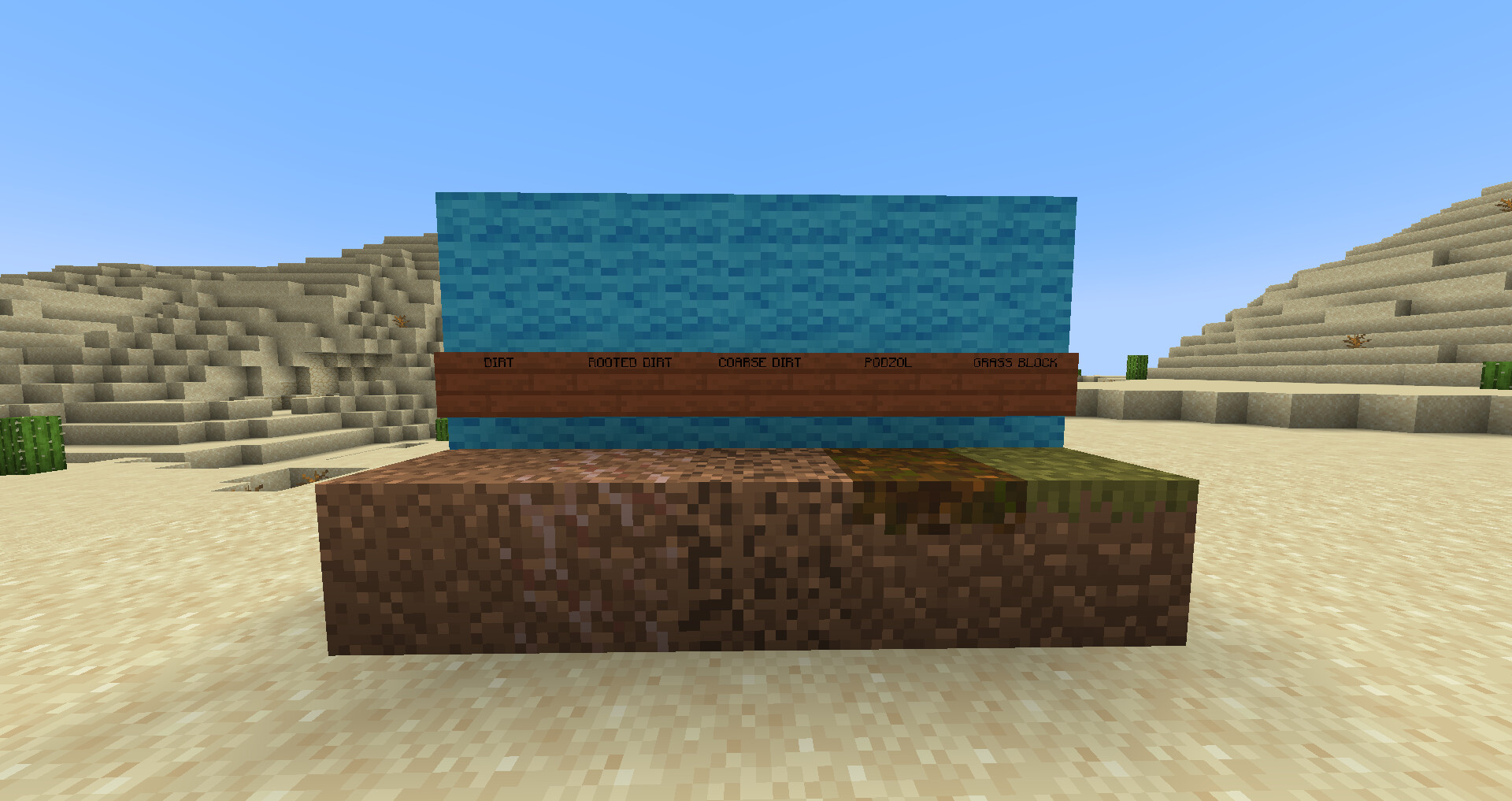 Better Dirt Minecraft Texture Pack
