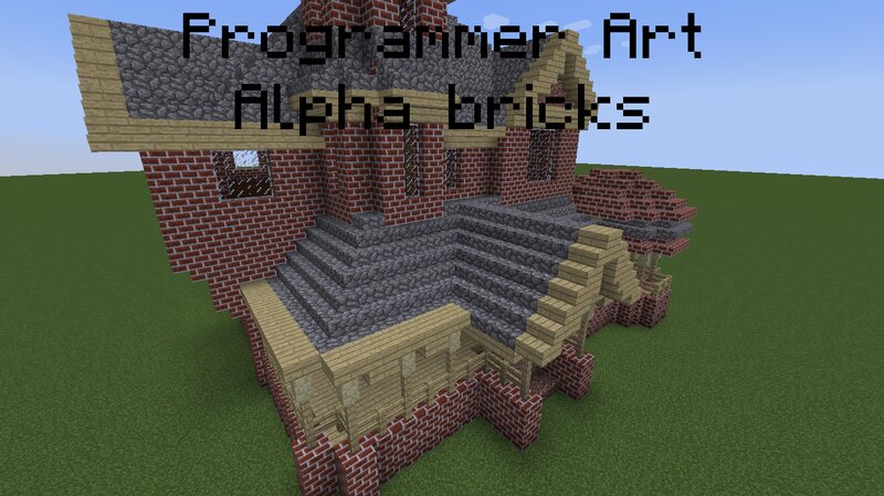Alpha Bricks Minecraft Texture Pack
