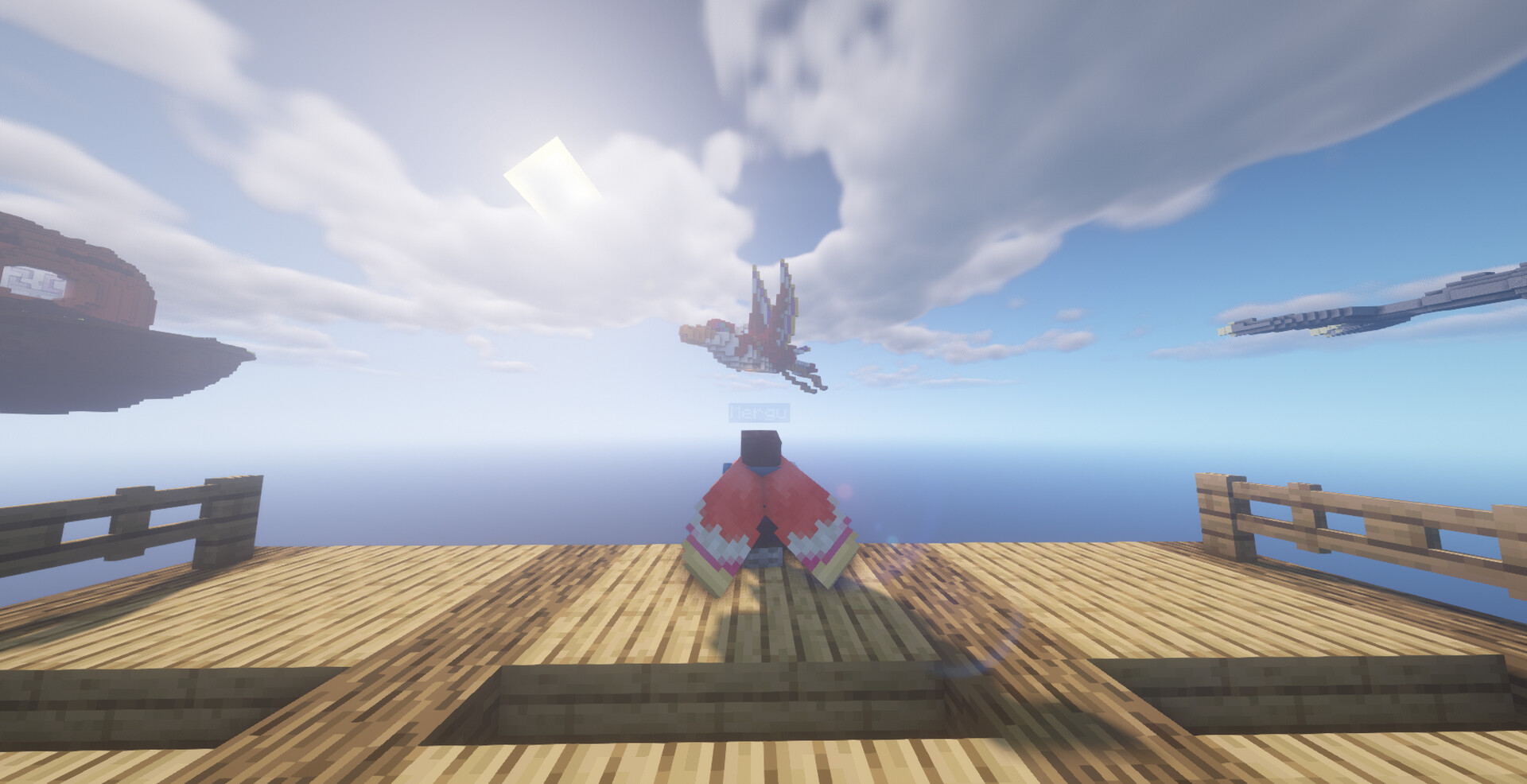 Loftwing Wings - Skyward Sword Elytra 16X16 Minecraft Texture Pack