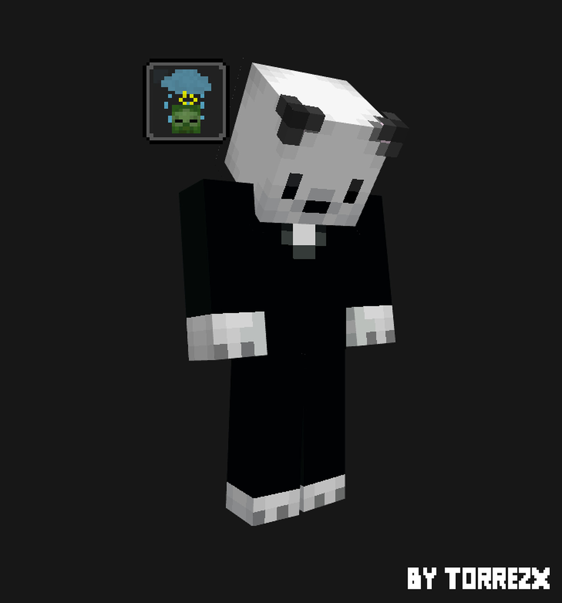 Steve and Zombie effect Minecraft Texture Pack