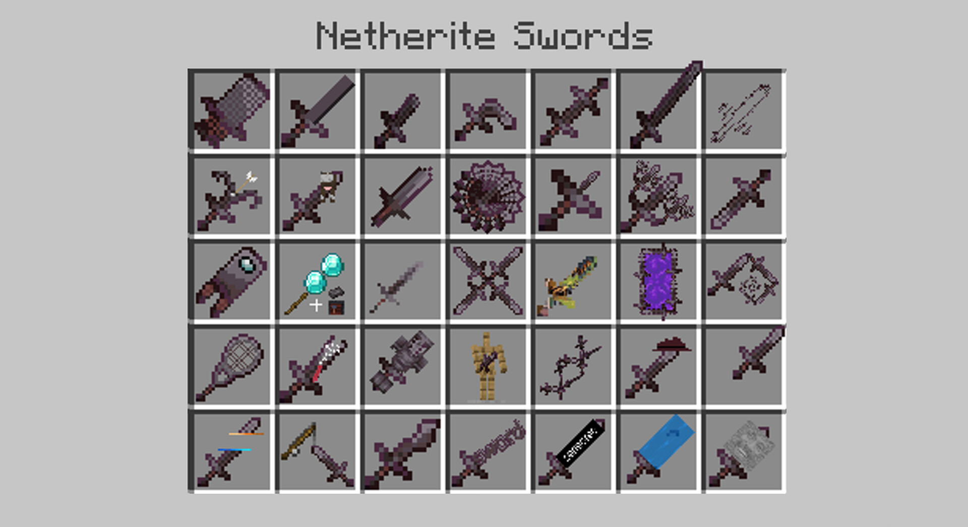 Henzoid's Cursed Sword Pack Minecraft Texture Pack