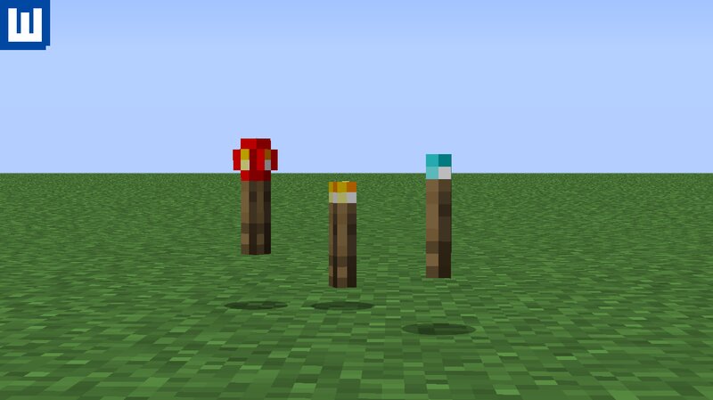 3D Torch Items Minecraft Texture Pack