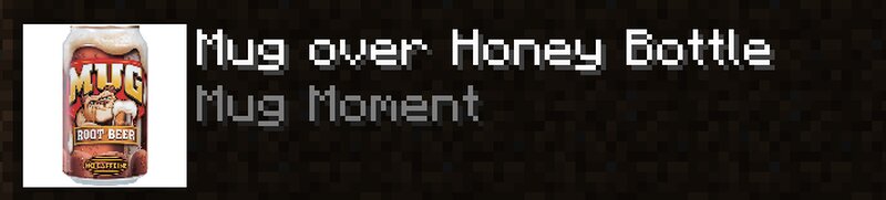 Mug Soda Can replaces honey bottle Minecraft Texture Pack