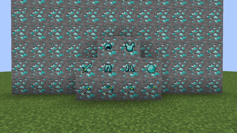 Better Diamond Tools Minecraft Texture Pack