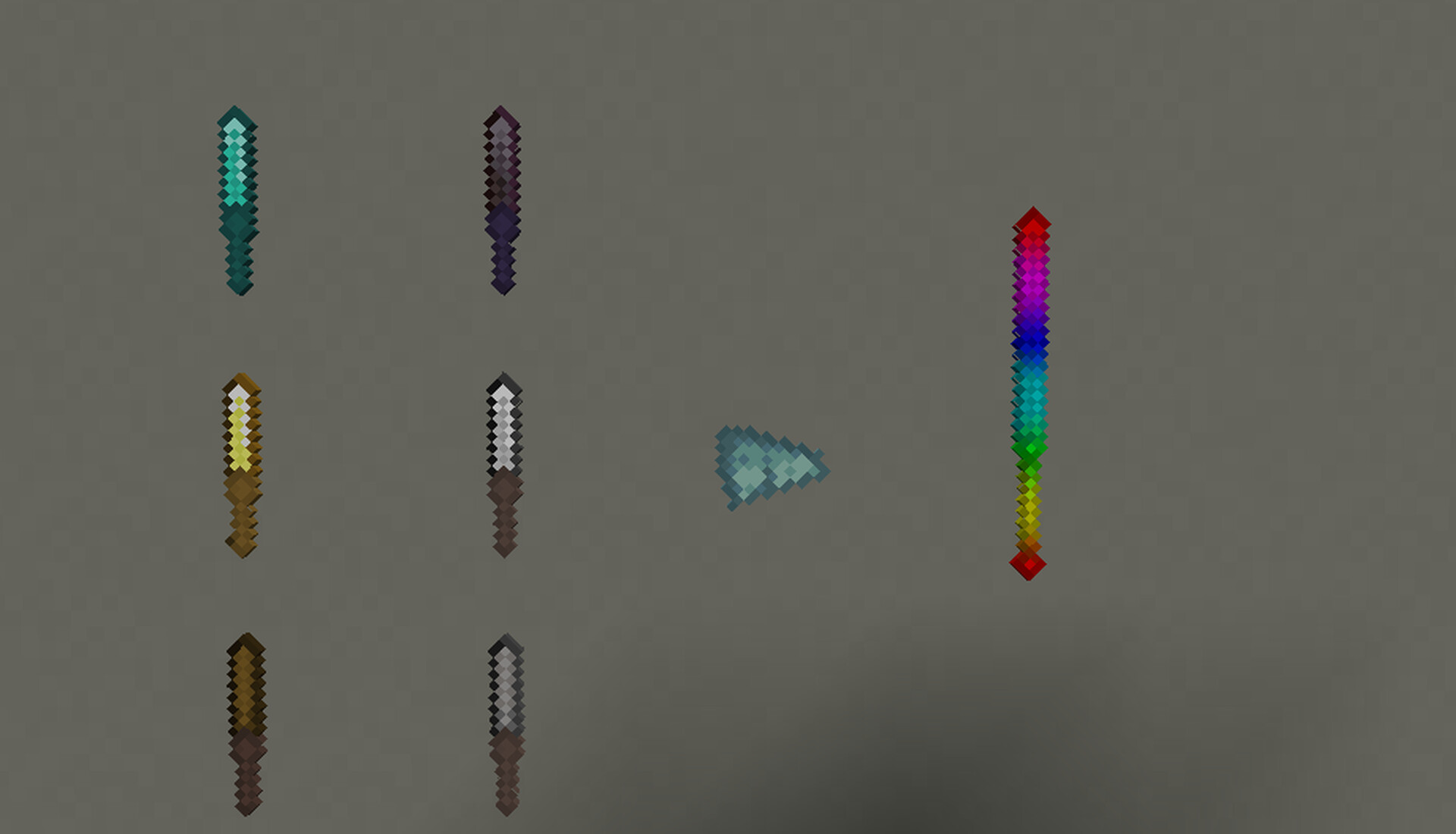 Colored Iron Sword [REMASTERD] Minecraft Texture Pack