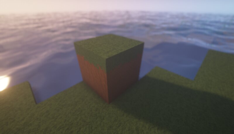 Realistic Grass block Minecraft Texture Pack