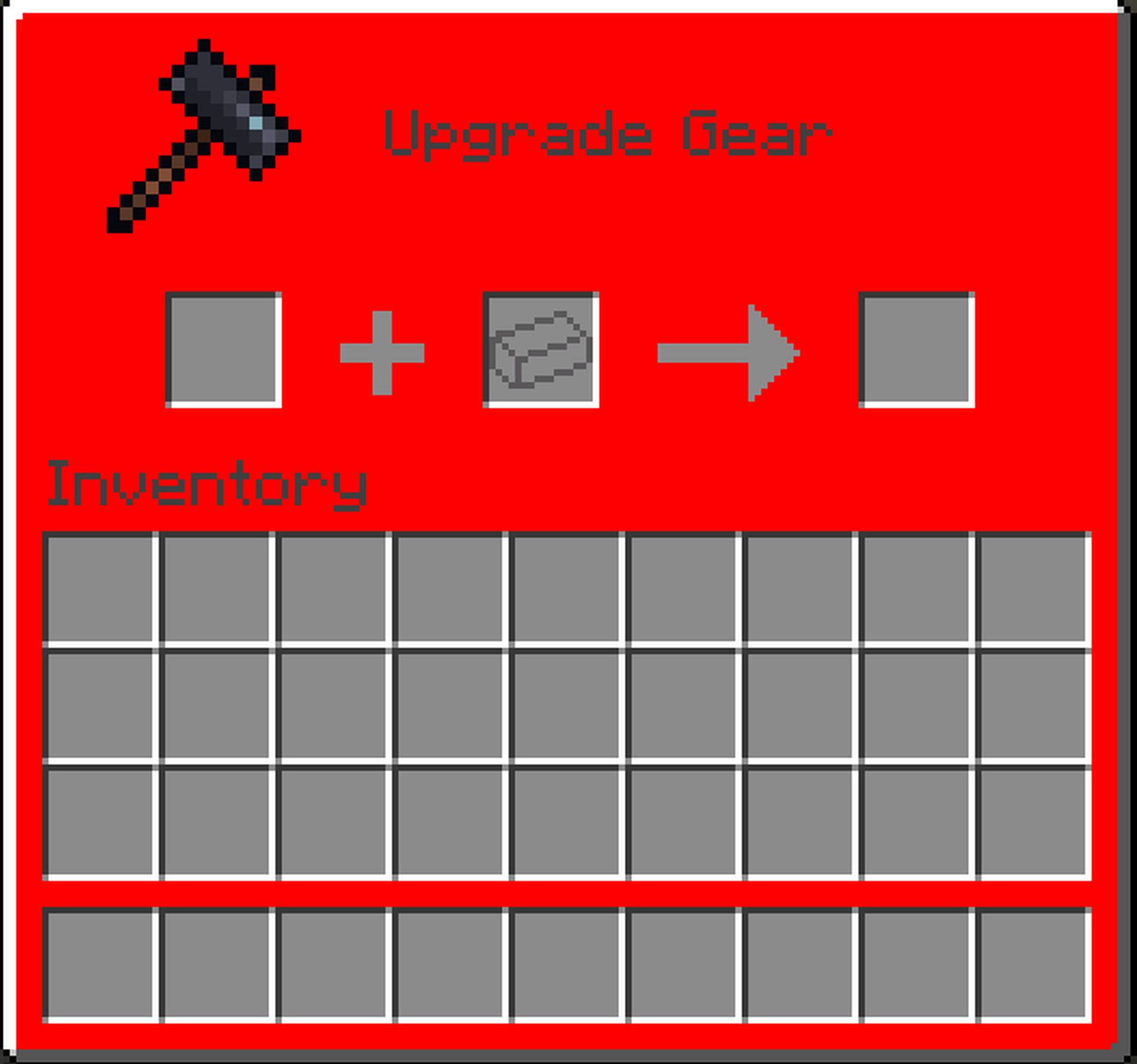 Ruby Red GUI Minecraft Texture Pack