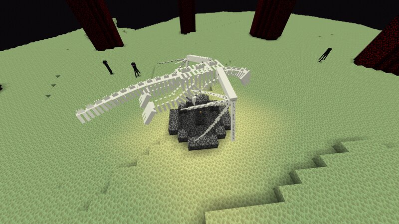 Skeleton Dragon Minecraft Texture Pack