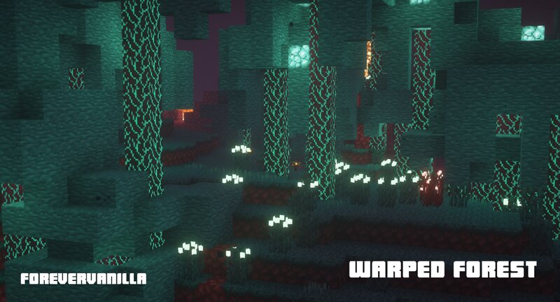 Better Nether vegetation (ForeverVanilla) Minecraft Texture Pack