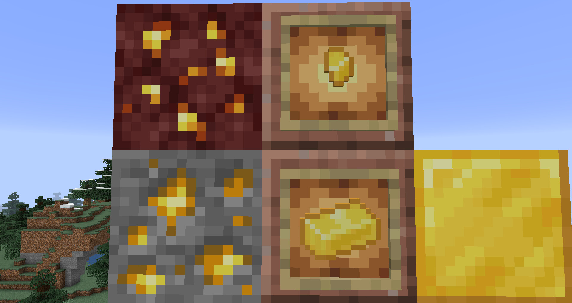 alternative materials (bedrock edition) Minecraft Texture Pack