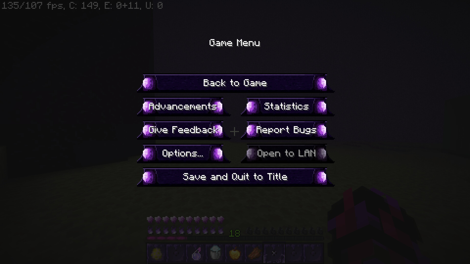 The End: GUI (1.19) Minecraft Texture Pack