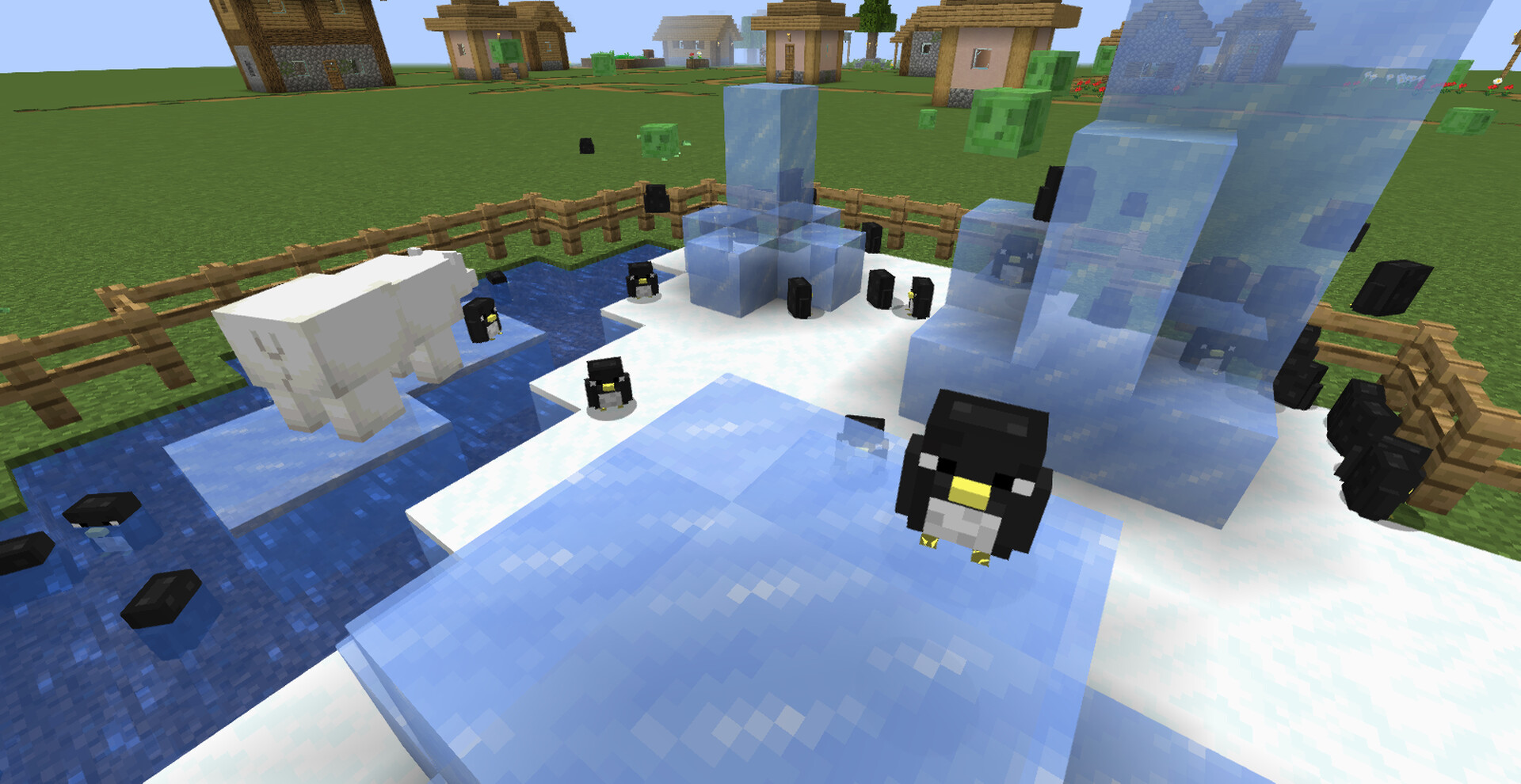 Penguins! (Christmas Special) ver.1.16.1 Minecraft Texture Pack