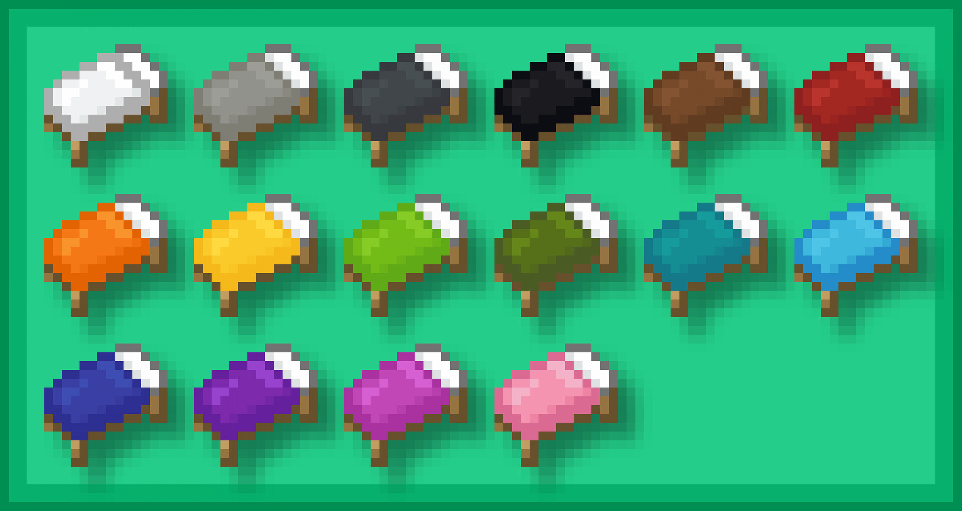 Consistent Beds - Java Minecraft Texture Pack
