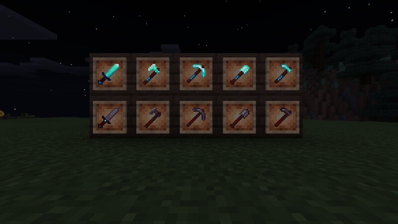 Better Diamond & Netherite Tools (Bedrock) Minecraft Texture Pack
