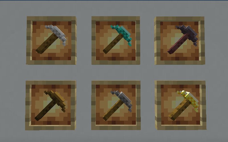 "Almost" Vanilla 3D - Weapons and Tools Minecraft Texture Pack