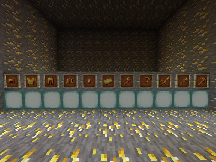 Recolored Gold Minecraft Texture Pack