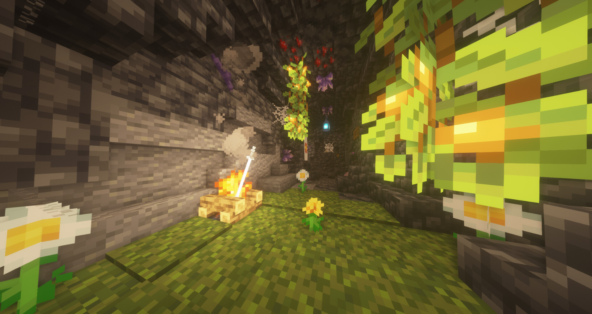 Dark Souls Bonfires Minecraft Texture Pack