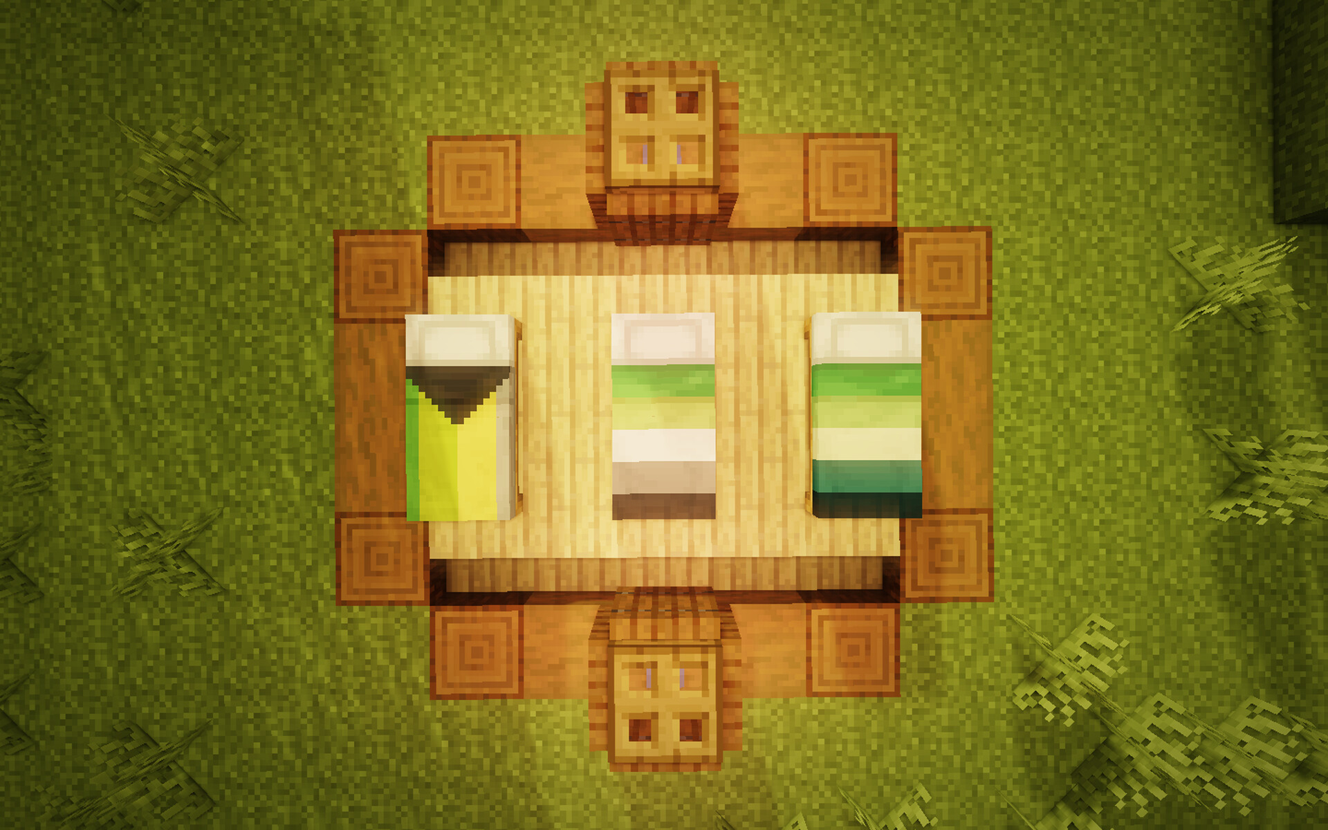 LGBTQ+ Pride Beds- Oops! All Ace! Minecraft Texture Pack