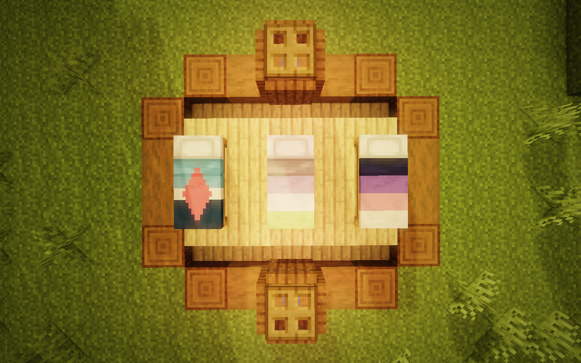 LGBTQ+ Pride Beds- Oops! All Ace! Minecraft Texture Pack