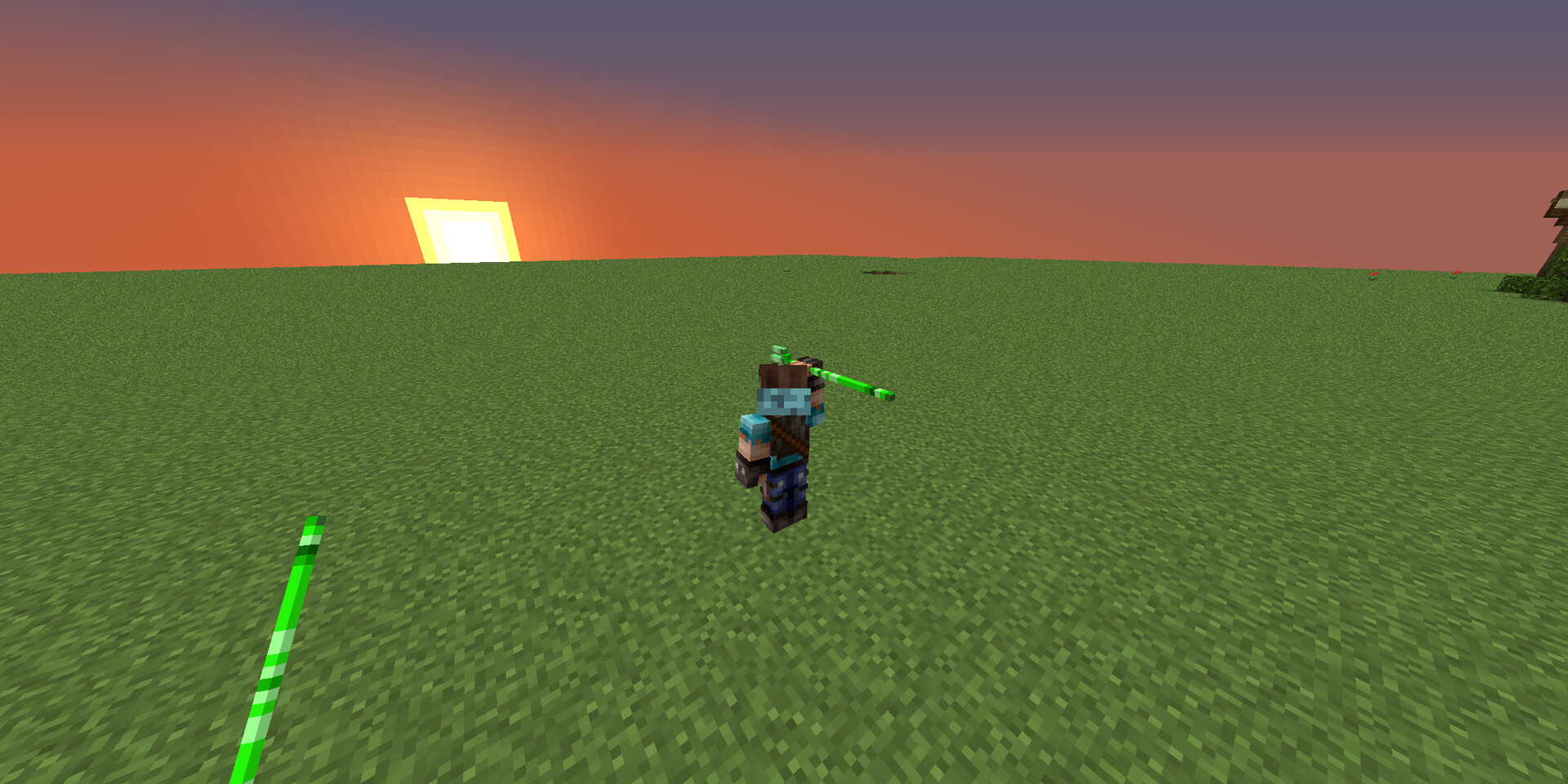 Emerald Trident Minecraft Texture Pack