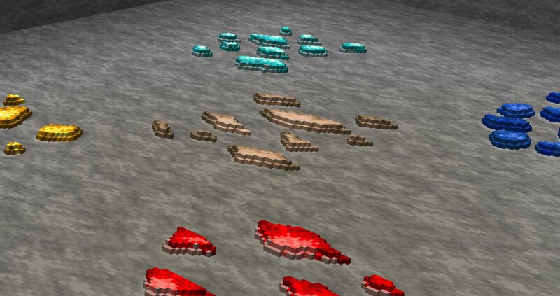 3D Ore Models for Compliance [64x] Minecraft Texture Pack