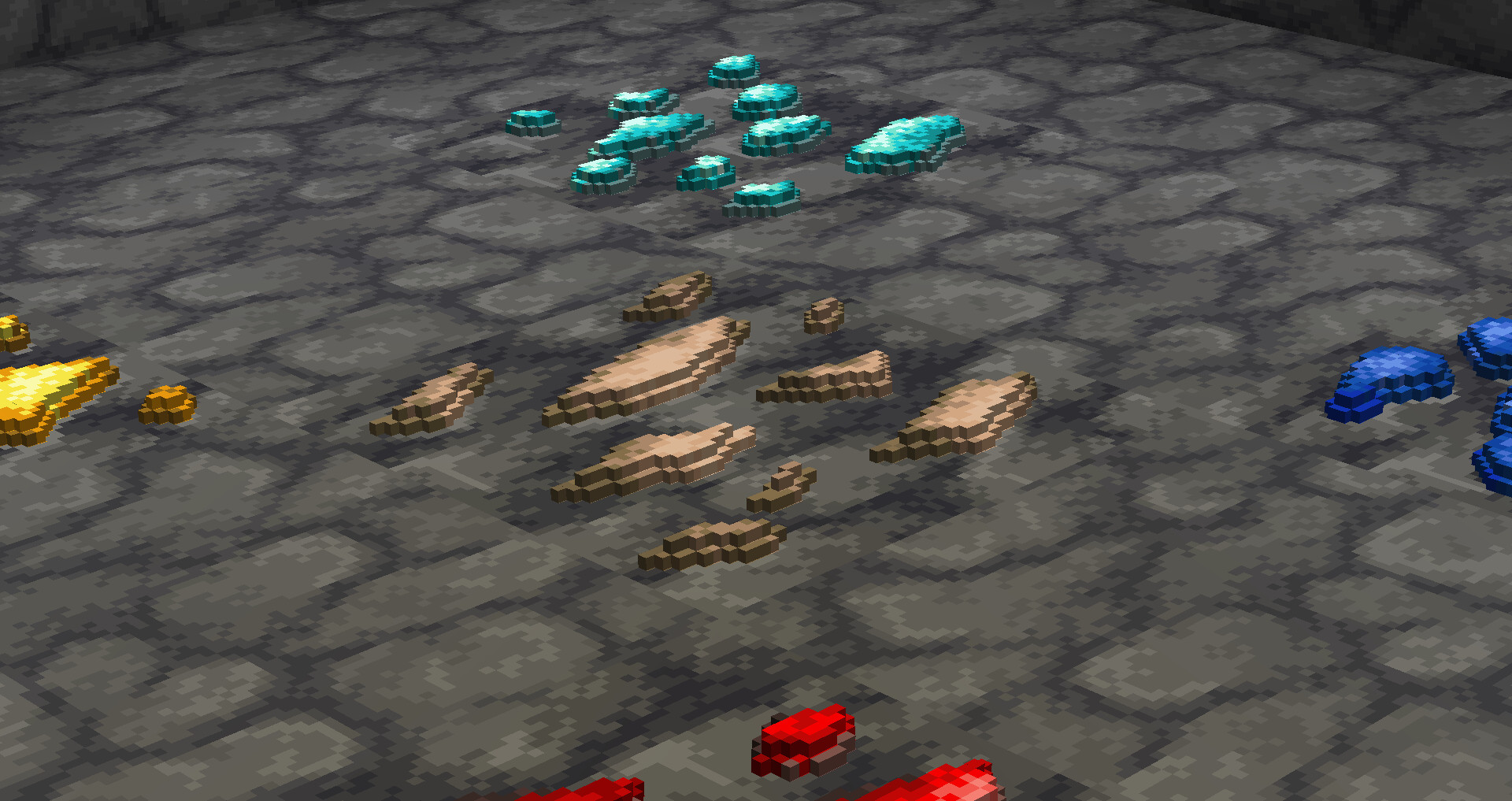 3D Ore Models for Compliance [64x] Minecraft Texture Pack