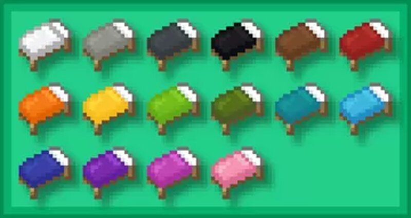 Consistent Beds - Bedrock Minecraft Texture Pack