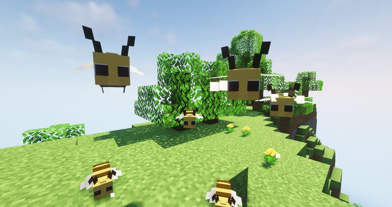 Small Bees V2 (Optifine | Java) Minecraft Texture Pack