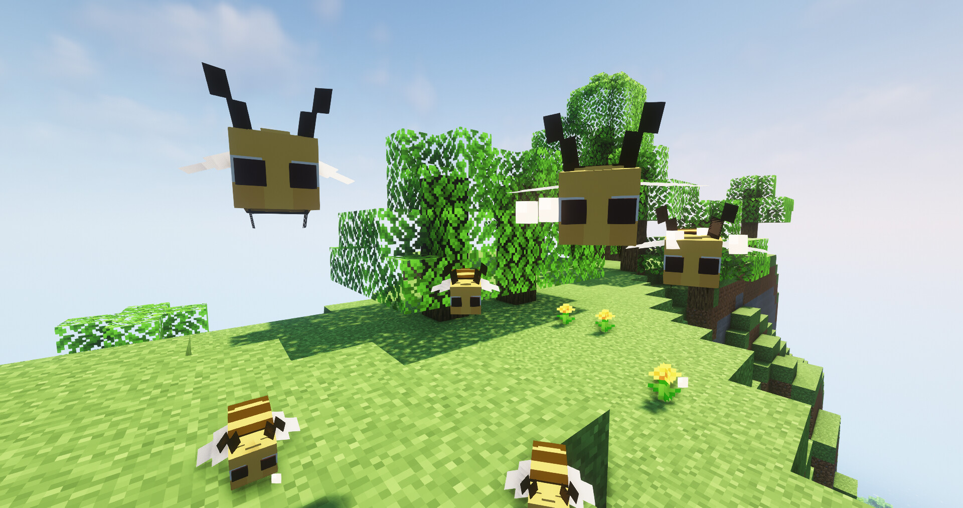 Small Bees V2 (Optifine | Java) Minecraft Texture Pack