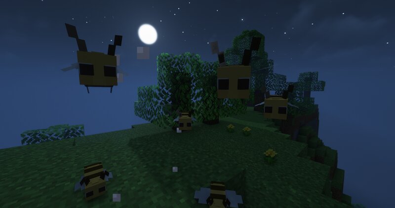Small Bees V2 (Optifine | Java) Minecraft Texture Pack
