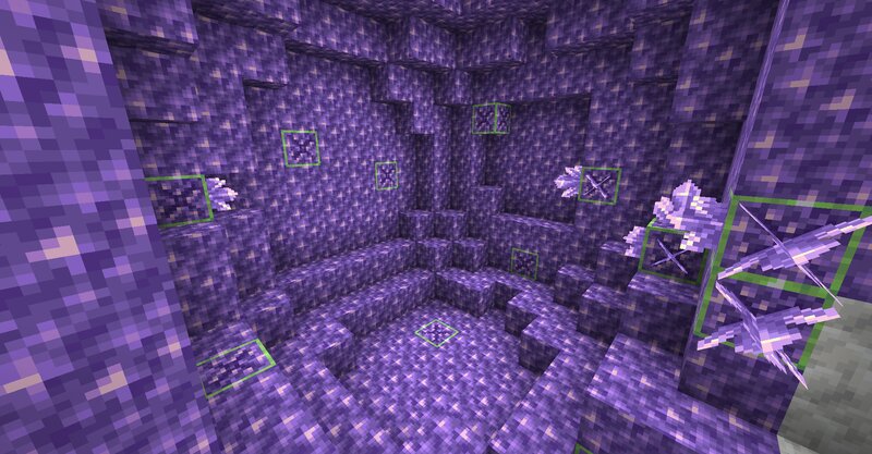 Outlined budding amethyst Minecraft Texture Pack