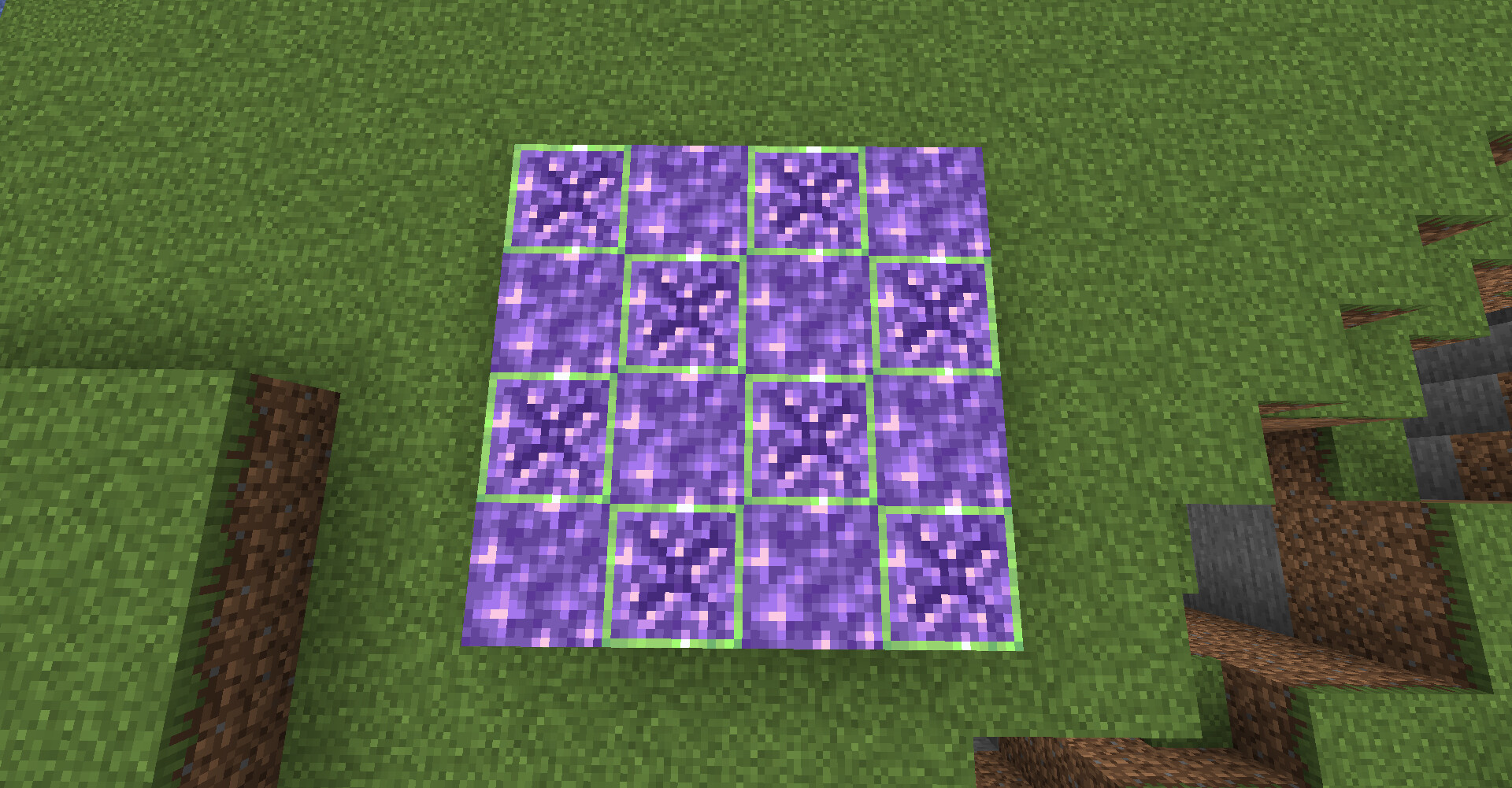 Outlined budding amethyst Minecraft Texture Pack