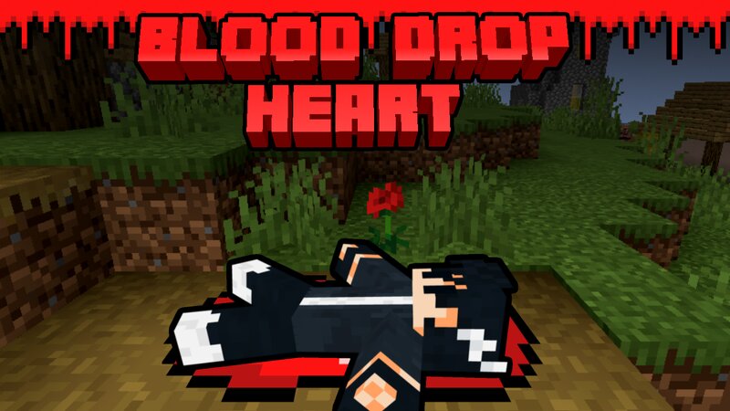 Blood Drop Heart Minecraft Texture Pack