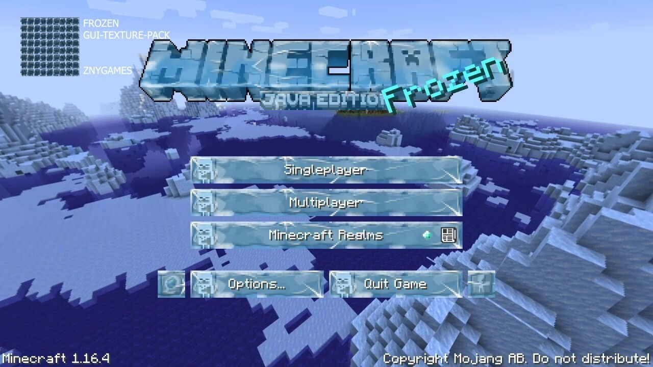 FROZEN [JAVA] 🧊 Minecraft Texture Pack