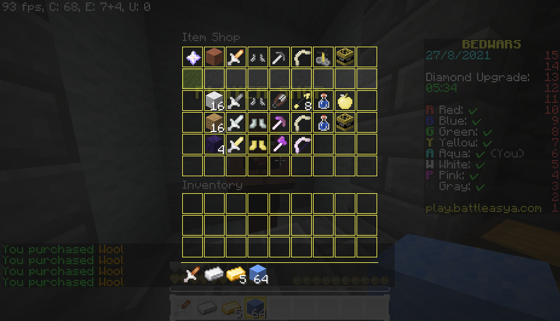 Yellow Texture Pack White Lavender (Yellow) Minecraft Texture Pack