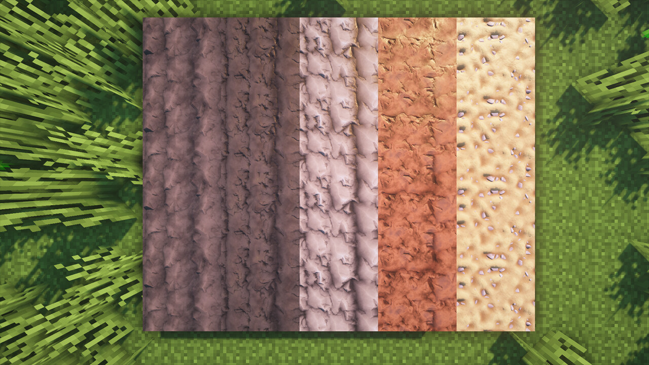 Stylized PBR Minecraft Texture Pack