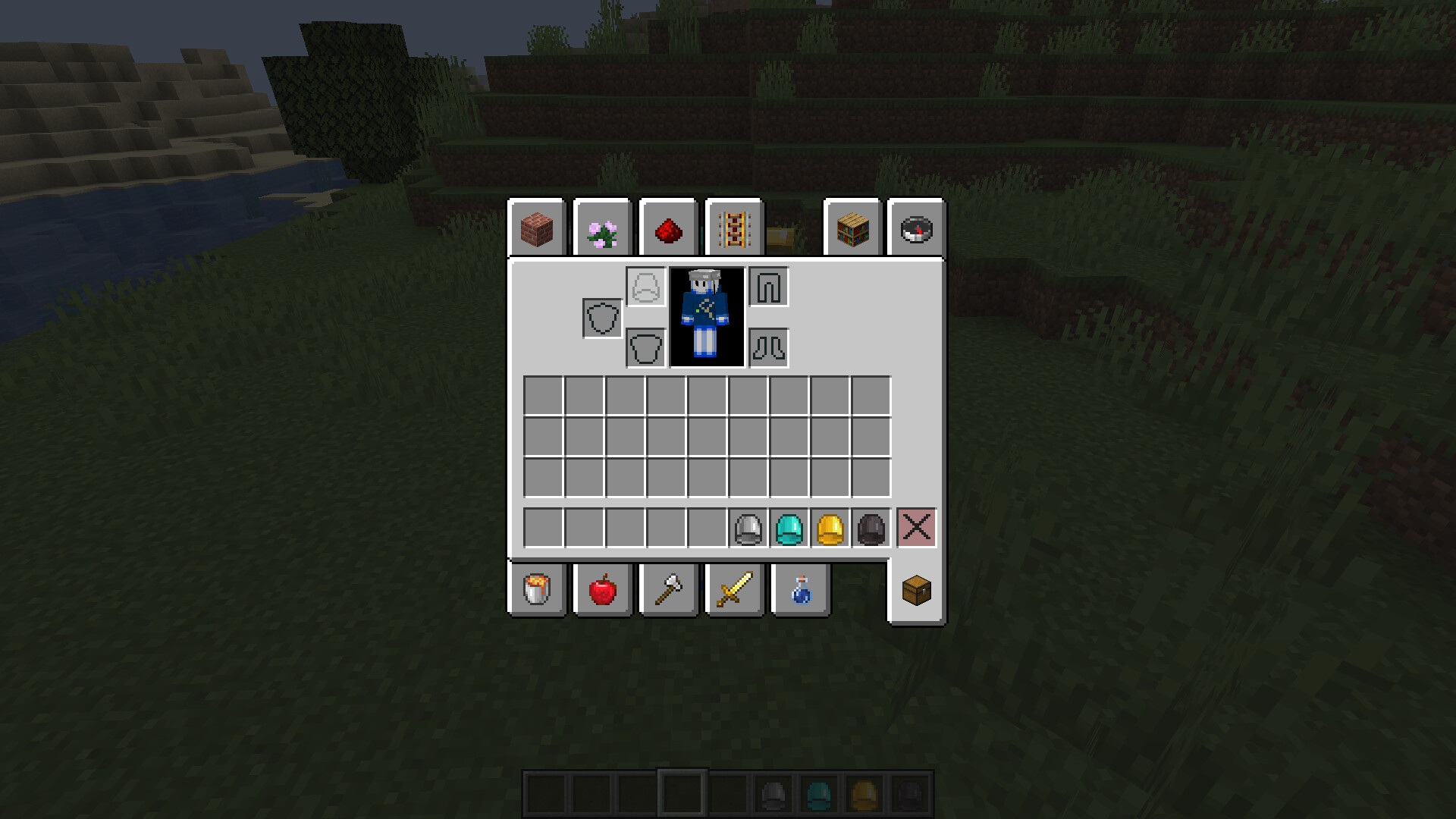 Buckets Replace Helmets Minecraft Texture Pack