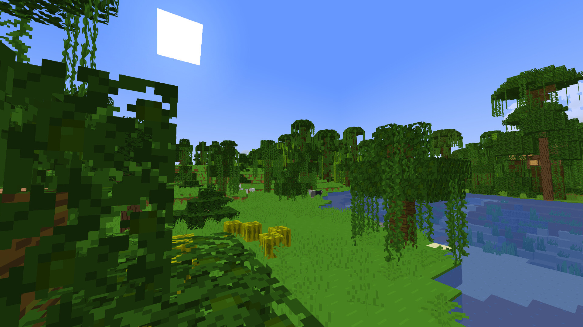 Bare Bones [Vanilla leaves Addon] Minecraft Texture Pack