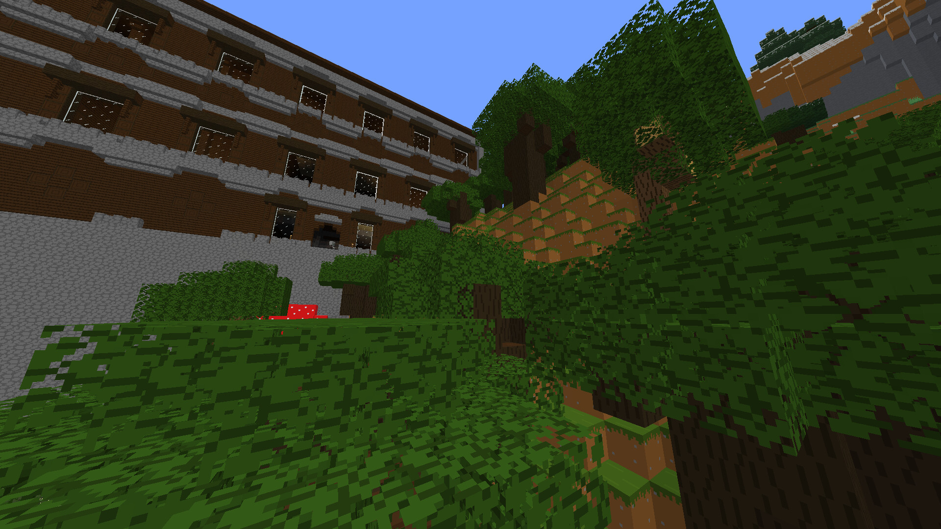 Bare Bones [Vanilla leaves Addon] Minecraft Texture Pack