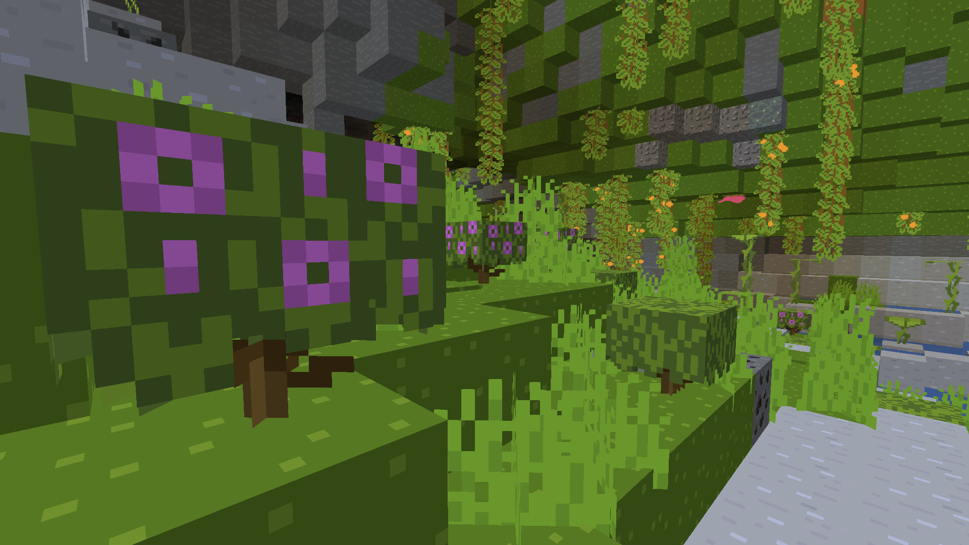 Bare Bones [Vanilla leaves Addon] Minecraft Texture Pack