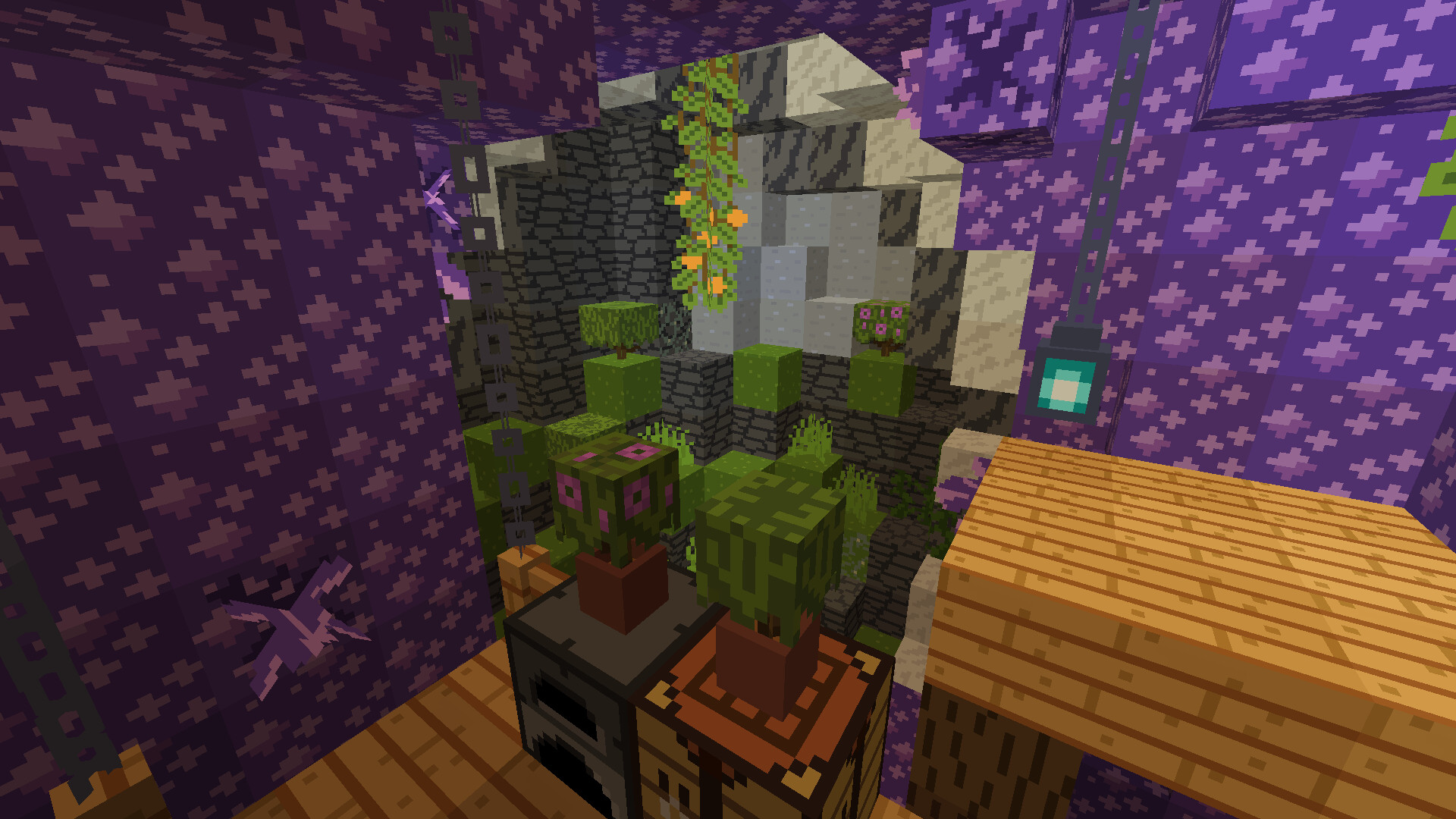 Bare Bones [Vanilla leaves Addon] Minecraft Texture Pack