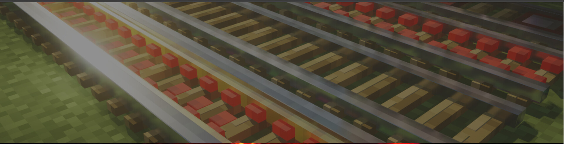 3D rails model Minecraft Texture Pack