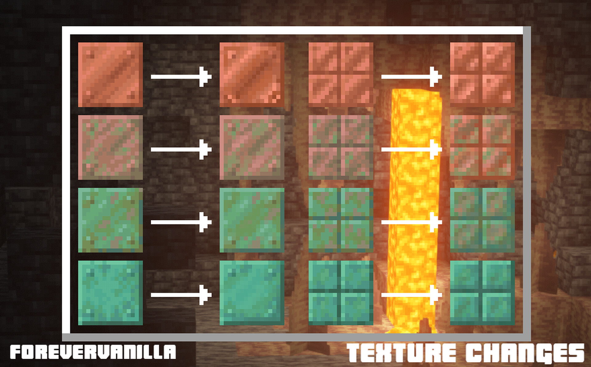 Better copper (ForeverVanilla) Minecraft Texture Pack