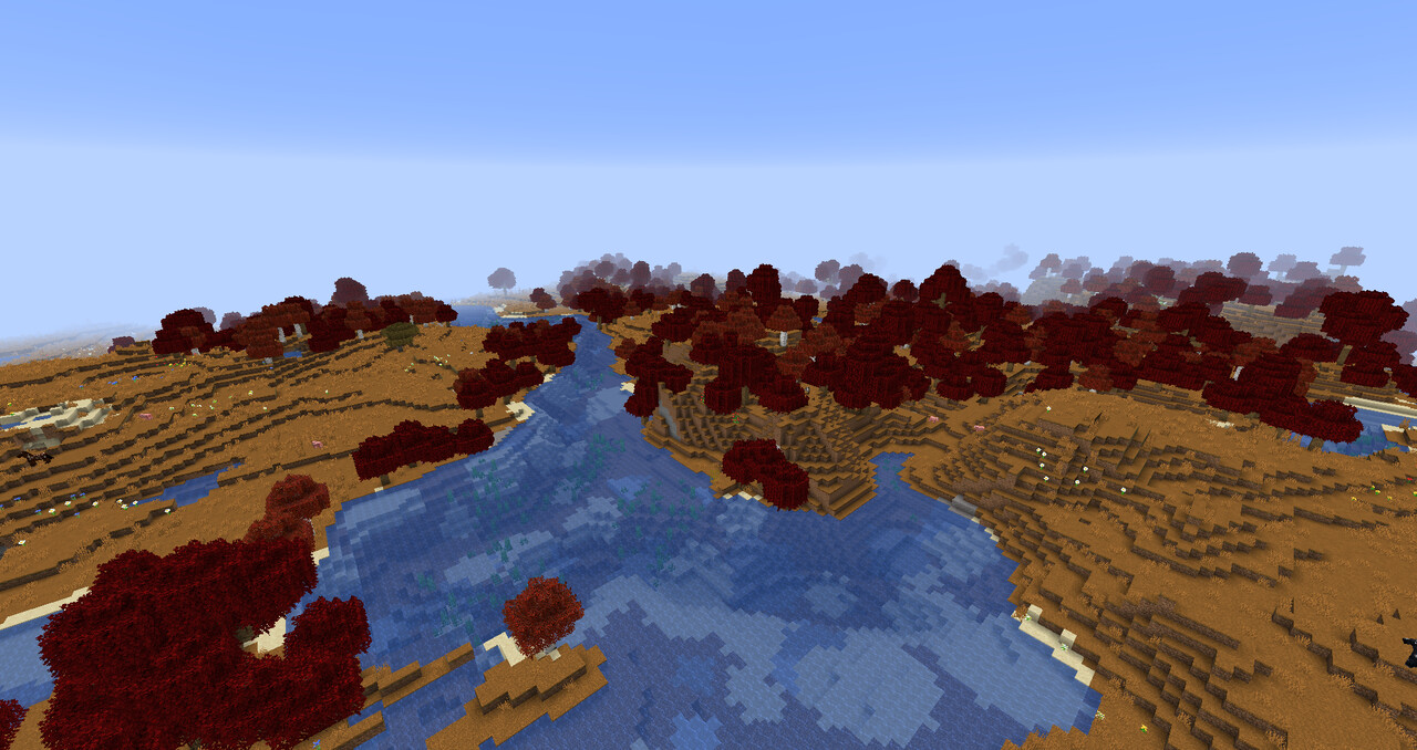 Autumnal foliage Minecraft Texture Pack