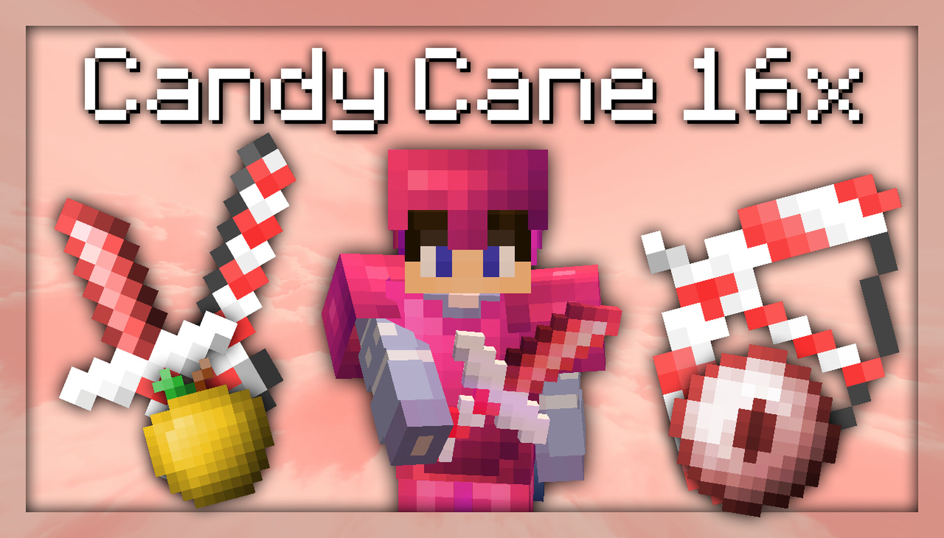 Candy Cane 16x - Pack release Minecraft Texture Pack