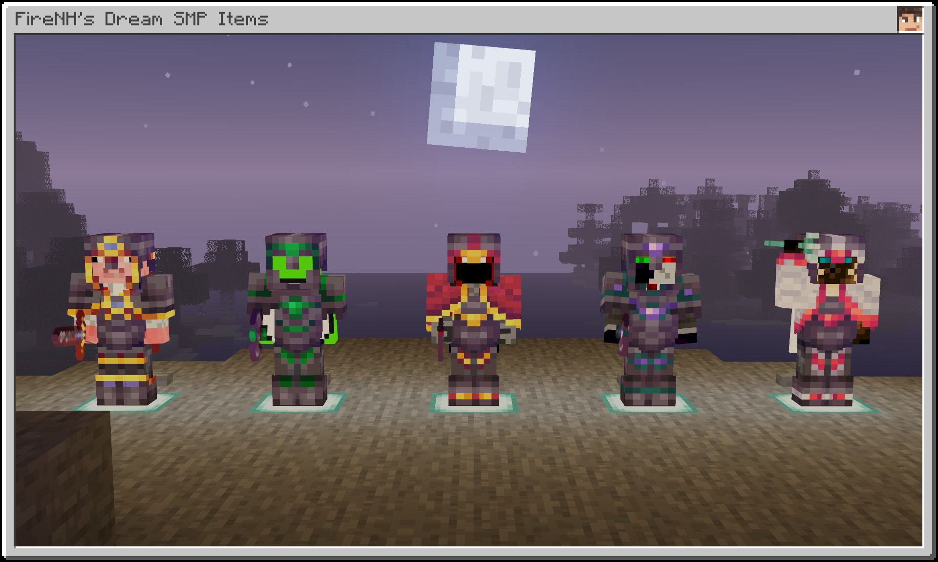 FireNH’s Dream SMP Items v2.1 Minecraft Texture Pack