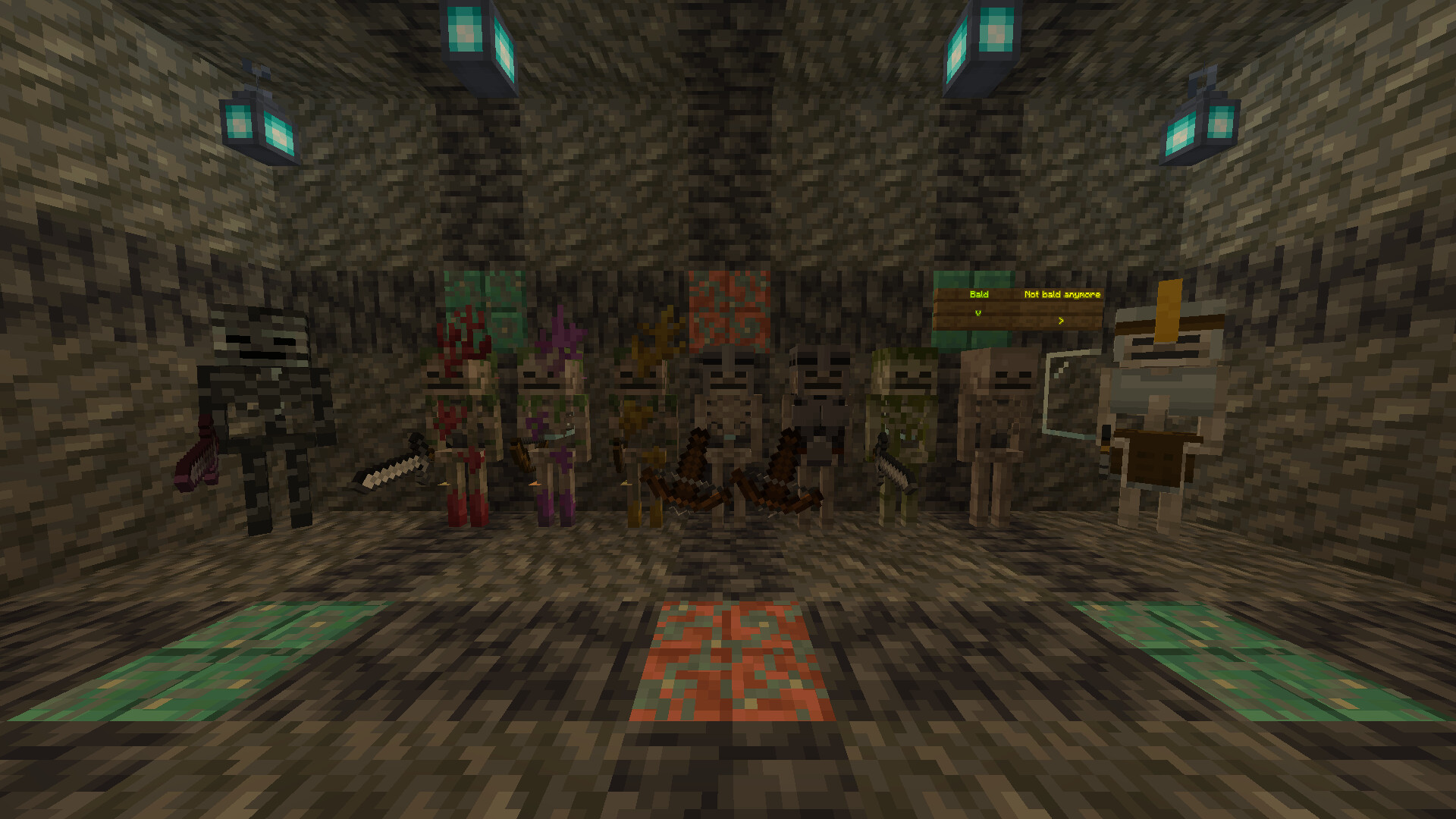 Minecraft Dungeons' Skeletons Minecraft Texture Pack